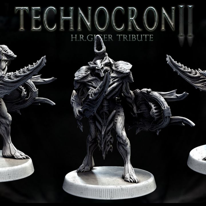 3D Printable TechnoMech Pretorian (ALL 8 Poses) by Mini Monster Mayhem